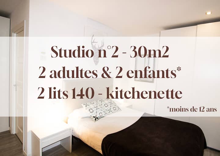 Studio N° 2, Eaux-chaudes Proche Laruns & Espagne - Laruns