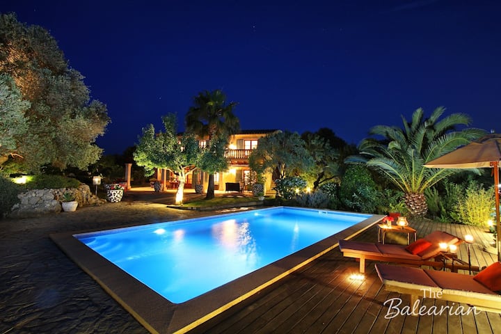 Finca Sa Cova Mallorca Mit Pool In Den Weinfeldern - Alaró
