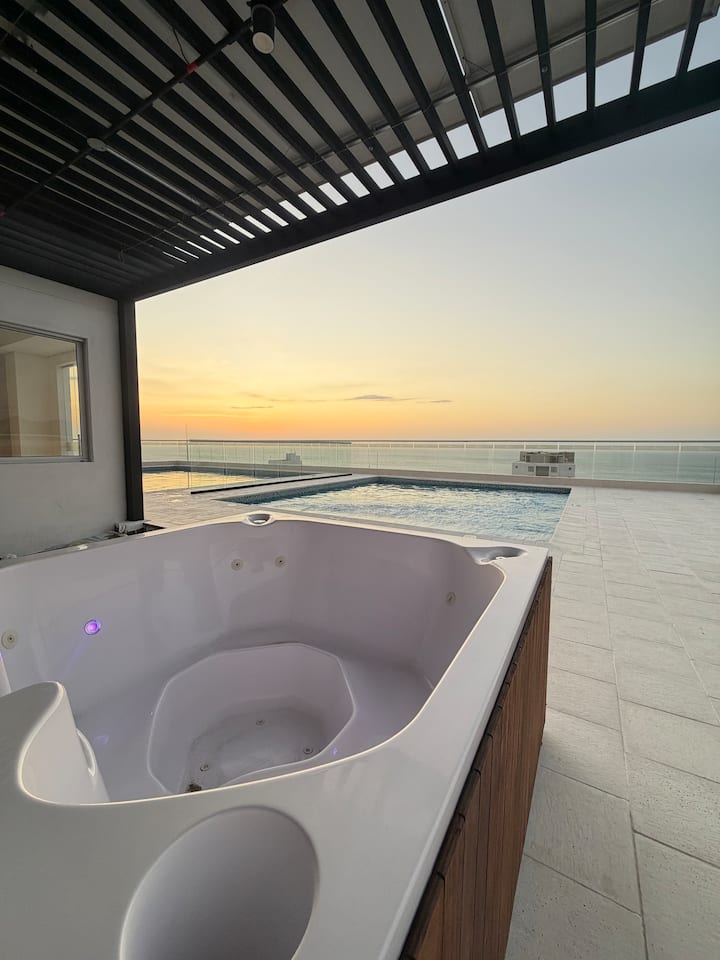 Hermoso Apartamento Vista Al Mar 1008 - Santa Marta