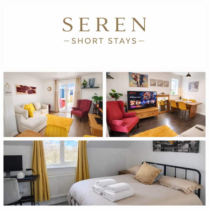 Spacious 4 Bed Home Near Kings Mill Parking & Wifi - Sherwood Forest