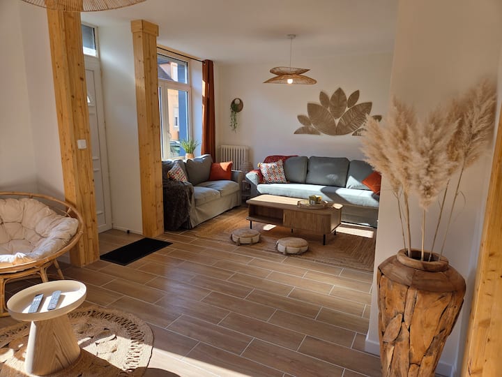 Cocon Bohème Maison 12 Pers(+2) Mer 15 Min à Pied - Wimereux