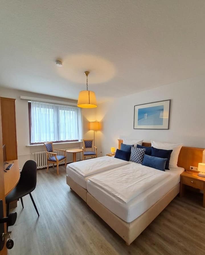 Doppelzimmer 2 – Hell, Freundlich & Komfortabel, P - Norderney