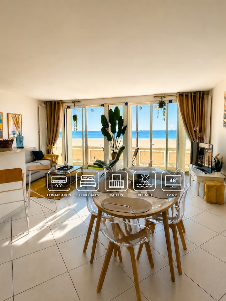 Appartement 2 Chambres, Vue Imprenable Sur Locéan - Les Sables-d'Olonne