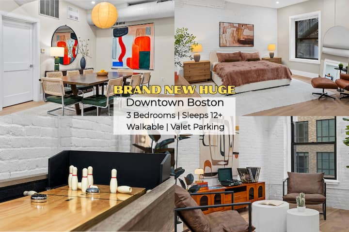 Full-floor Luxury 3br Boston Loft Free Parking Td - Boston, MA