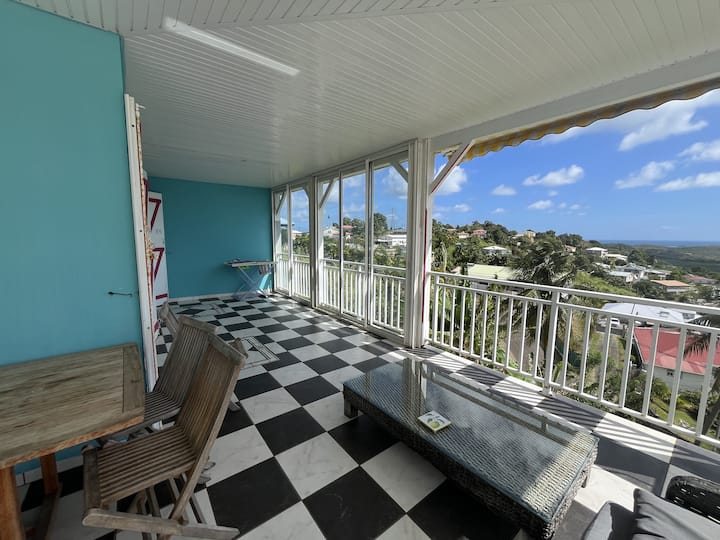 Maison Belle Vue - T4 Vue Mer Avec Piscine - Martinica