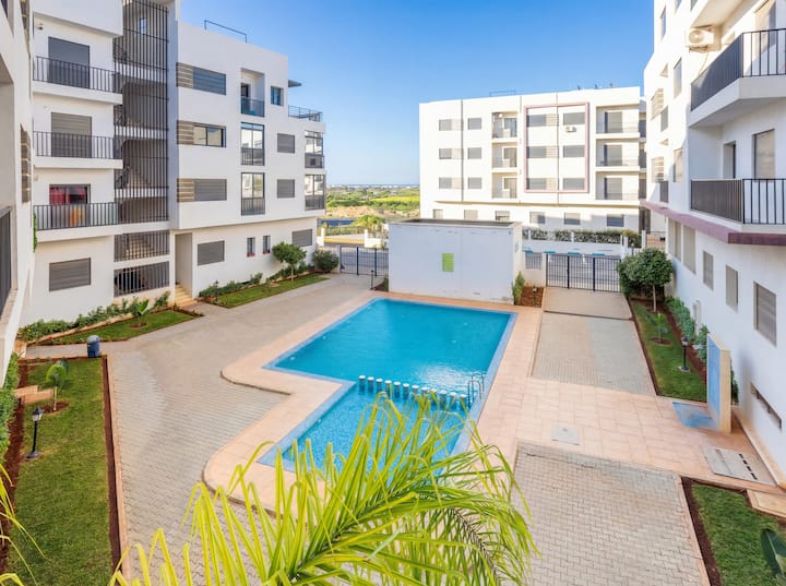 Appart Familial | Piscine · Résidence Sécurisée - Bouznika