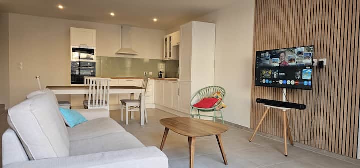 Maison Lumineuse 4 Personnes à 3,5 Km Des Plages. - Torreilles