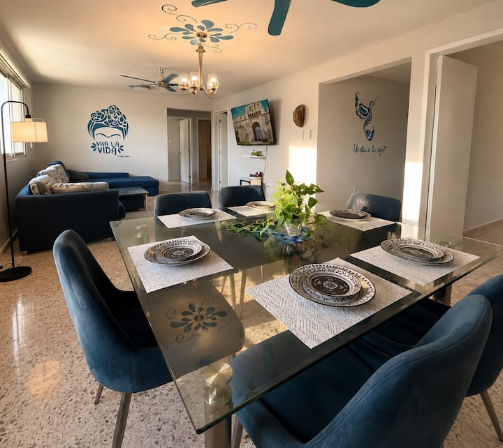 3 Camas King | Casa México | Amplia Y Tranquila - Campeche, México