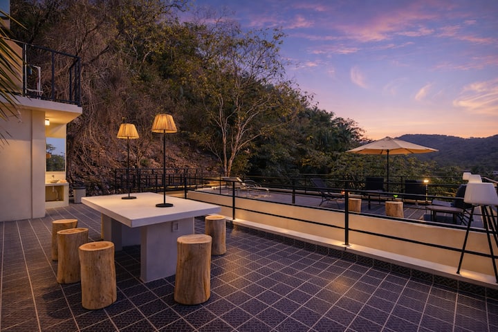 Escapada Romántica | Rooftop + Playa 3 Min - Los Ayala