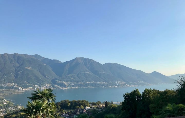 Oasi Di Pace Con Vista Lago Mozzafiato - Minusio