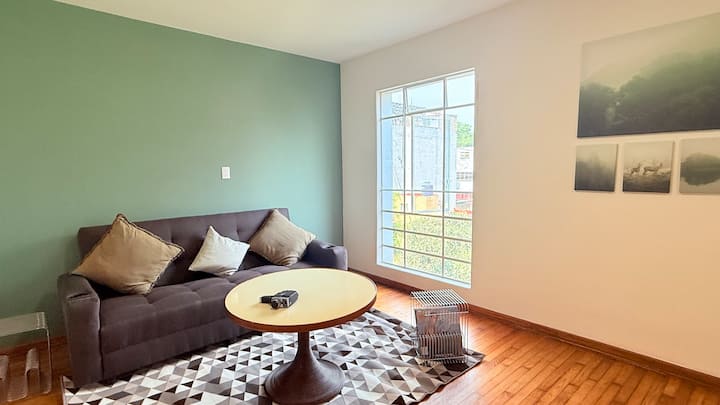 Your Cozy Corner In Cuauhtemoc | Warm And Bright - Mexico City