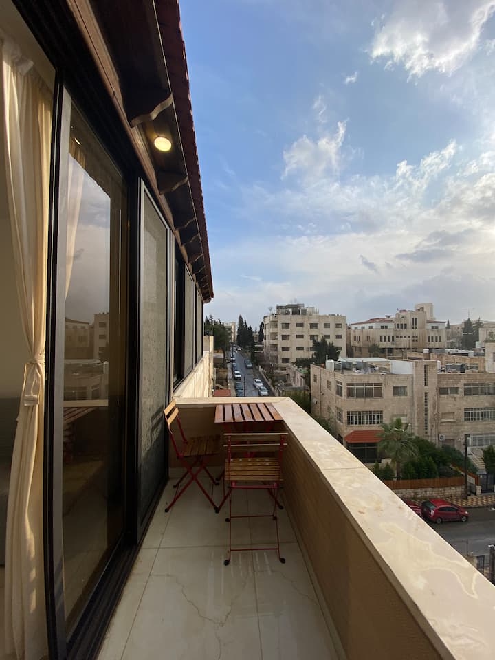 Rooftop 1br Apartment | Jabal Elwiebdeh - Amman