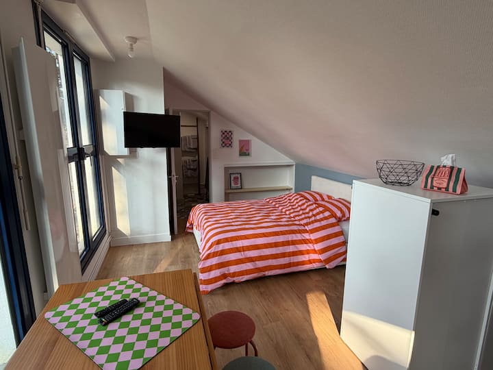 Studio Cosy Avec Terrasse Privée - Douarnenez