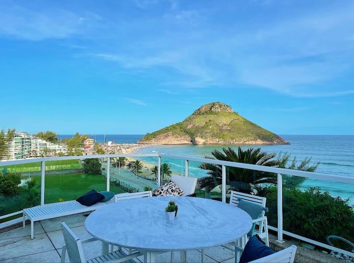 Cobertura Com Piscina, Frente A Praia Do Recreio. - Brazil