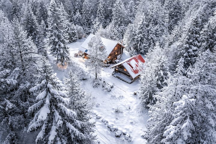 Cozy Log Cabin In The Woods Closest To Town - Creston