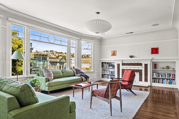 Sunny, Design-forward Home, Views Of Sf Hills - Mission Dolores - San Francisco