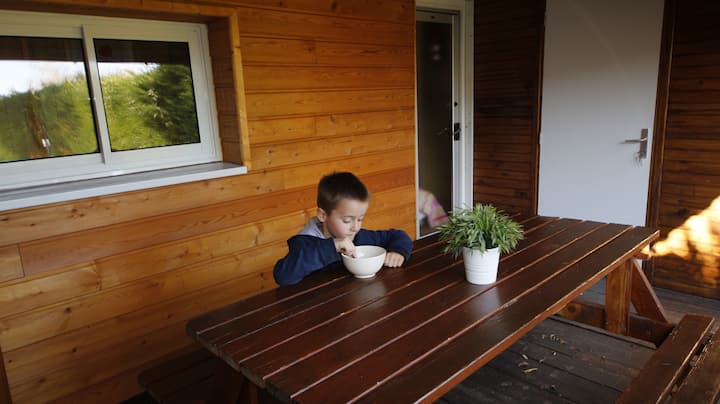 Chalet Bungalow Le Bois Au Bord Du Lac Chambon - Saint-Nectaire