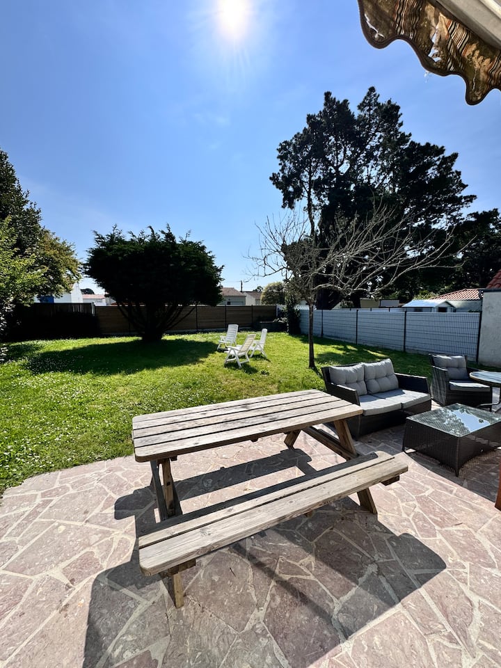 Maison 4 Pers, Jardin, Plage à 500m, Wifi - La Plaine-sur-Mer