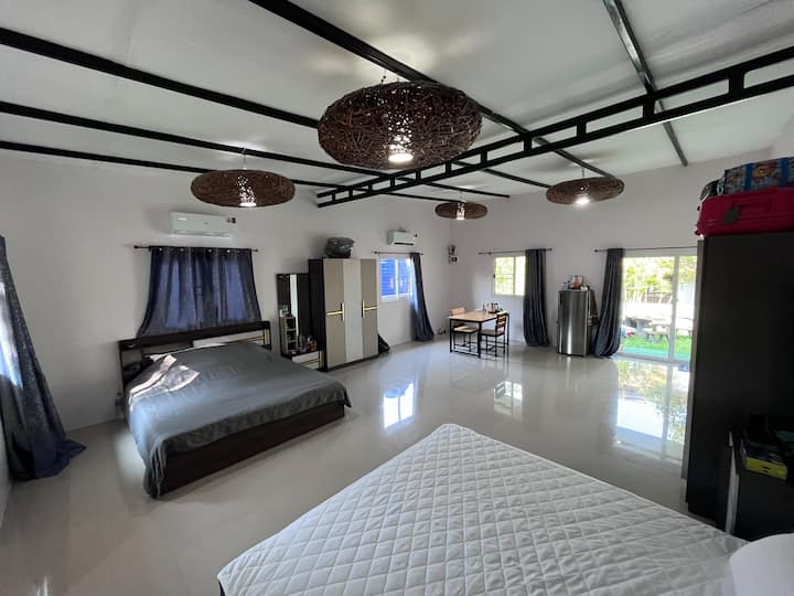 Calme Grande Ch Centre Kai Bae A/c Wifi Sdb Jardin - Ko Chang