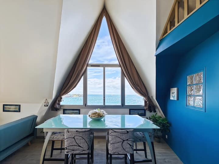 Le Saphir - Vue Mer & Plage Privée - Garage Privé - Dinard