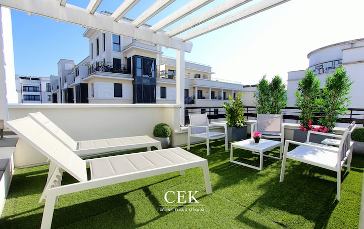 Home Sweet Ormes ~ Maison 10pers ~ Toit Terrasse - Montévrain