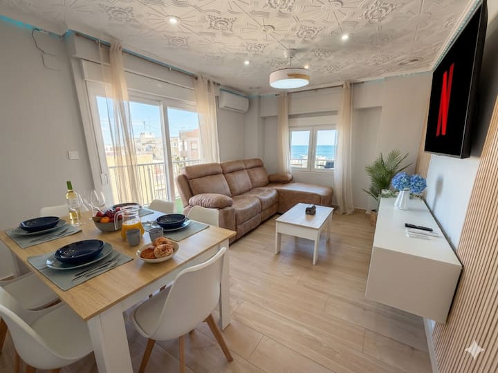 Vistas Mar · 33 M Playa · 2 Baños · Ac · 4 Smarttv - Santa Pola