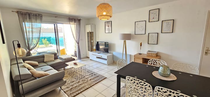 T4 Lumineux, 2 Jardins, Plage à Pied - Châtelaillon-Plage