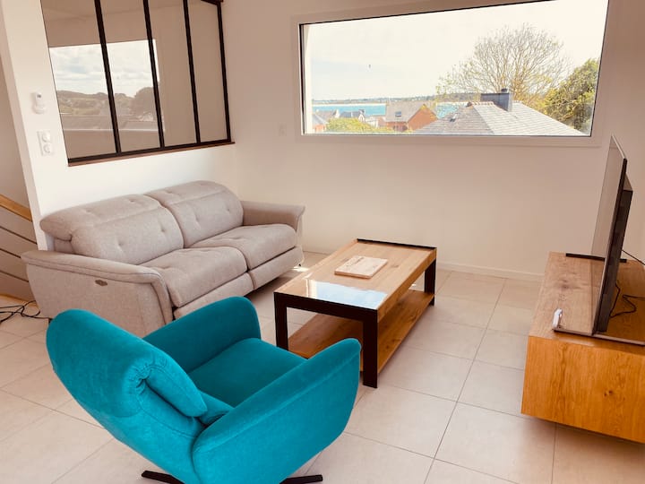 Nouveauté : Villa Ty Kuzet, Vue Mer - Santec