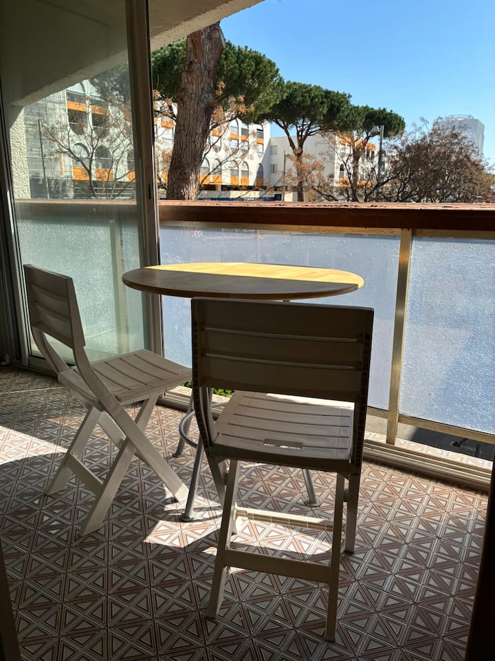 Studio, Terrasse, Centre-ville, Plage 3 Min - La Grande-Motte