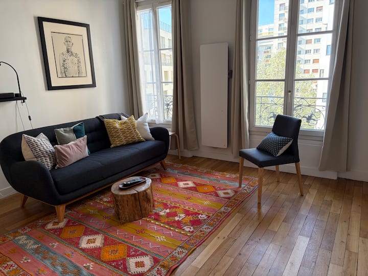 Quiet & Bright 1-bedroom -15th- Fully Equipped - Ibis Paris Gare Montparnasse 15ème