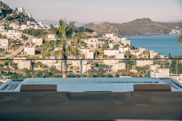 Bodrum/yalikavak-4bedrooms,jacuzzi,sea View,pool - Yalıkavak