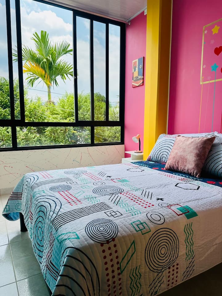 Escápate Refugio Colorido Jacuzzi & Vista Al Llano - Restrepo