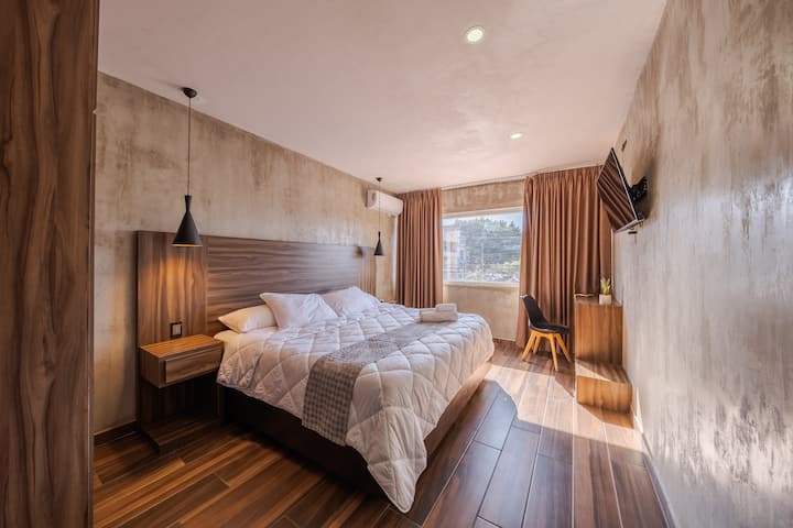 12-bonito Loft Céntrico Y Equipado A/c Internet - Guadalajara, México