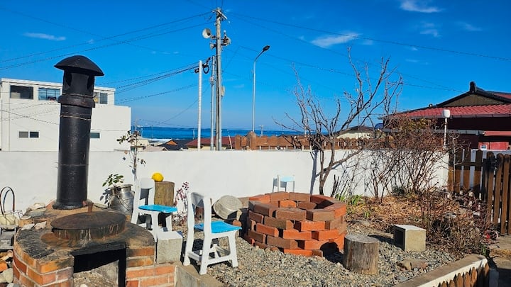 [바다뷰힐링숙소]포항바다/꽃나루민박 /불멍가능한독채 - Pohang-si