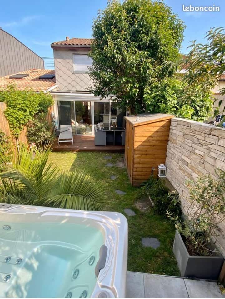 L'ondée - Maison De Ville Plein De Charme Avec Spa - Pessac