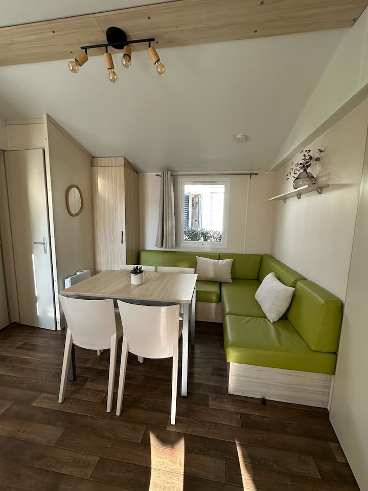 Mobil-home - 3ch - Piscine - Forêt - Mer - Vendée