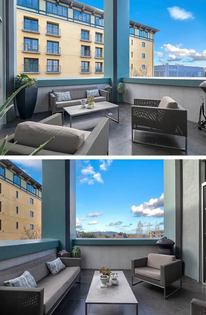 Lovely Rare 4bed 3 Full Bath Santana Row Condo - San José