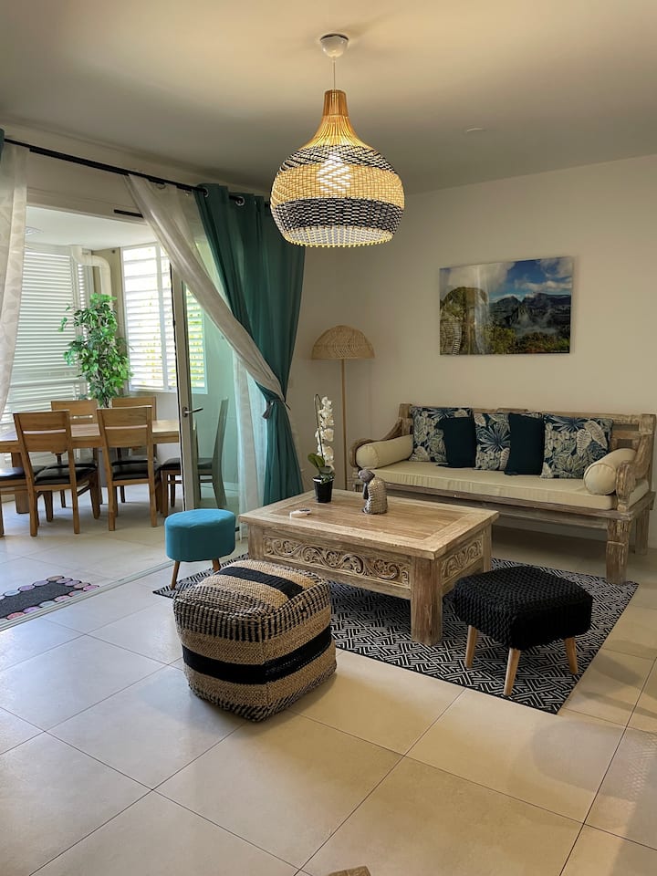 T3 D'exception Le Tropical Dream à 2 Pas Du Lagon - Saint-Gilles les Bains