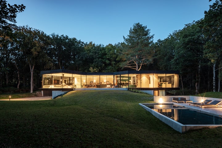 Glass Villa In Private Dune Forest - Sleeps 8 - Haarlem