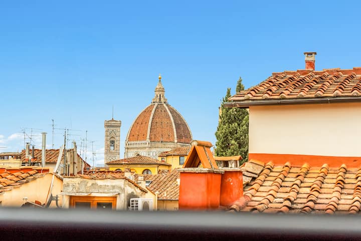 Penthouse In Duomo View Of Brunelleschi's Dome - Florence
