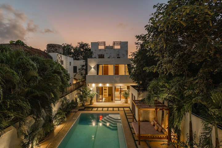 Casa Para Grupos En La Veleta/18 Px/concierge/chef - Tulum