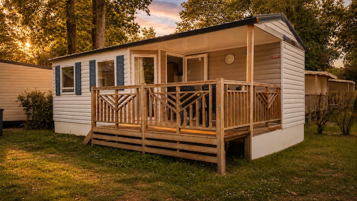 Plaisir : Mobilhome 4 Pers Calme Terrasse Linge - Saint-Hilaire-de-Riez