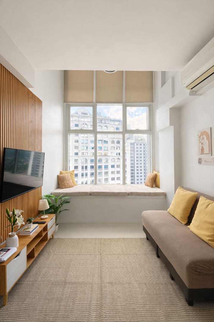 Aesthetic Cozy Loft In Ortigas W/ Panoramic Views - Pasig