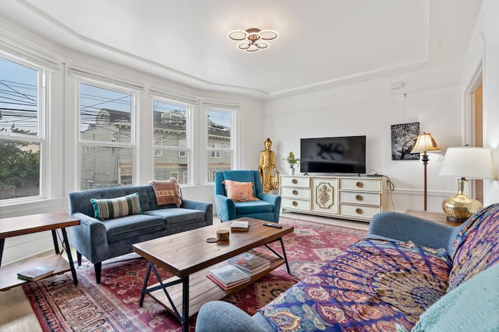 2-br/2bath Flat Near Muni, Ucsf- Monthly Pets Ok - San Francisco, CA