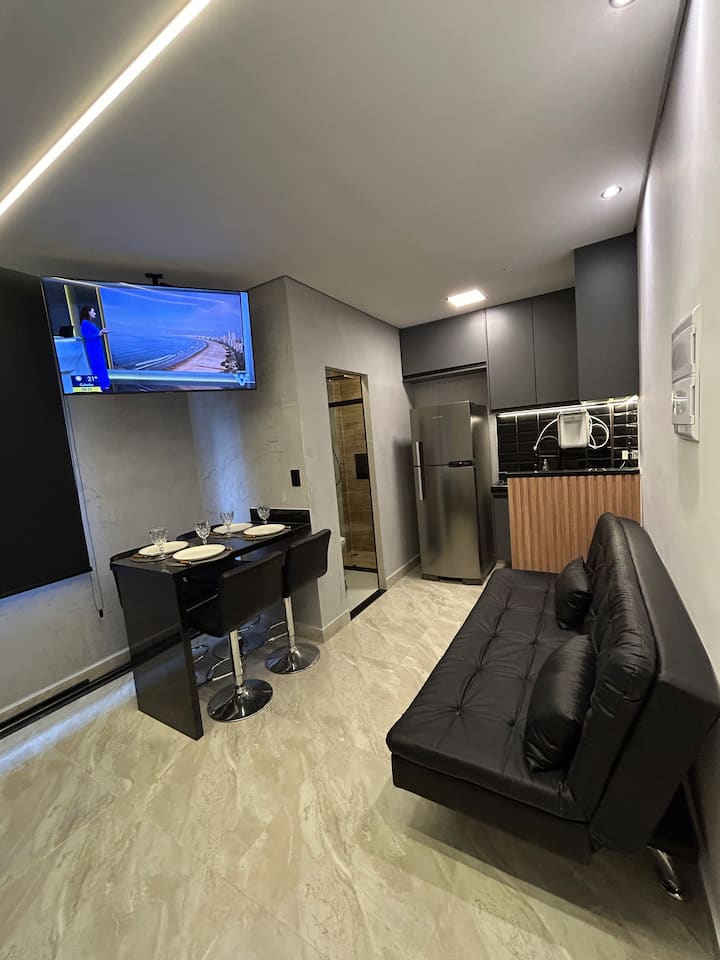 Studio Santos 50 Metros Da Praia Gonzaga - Santos, Brasil