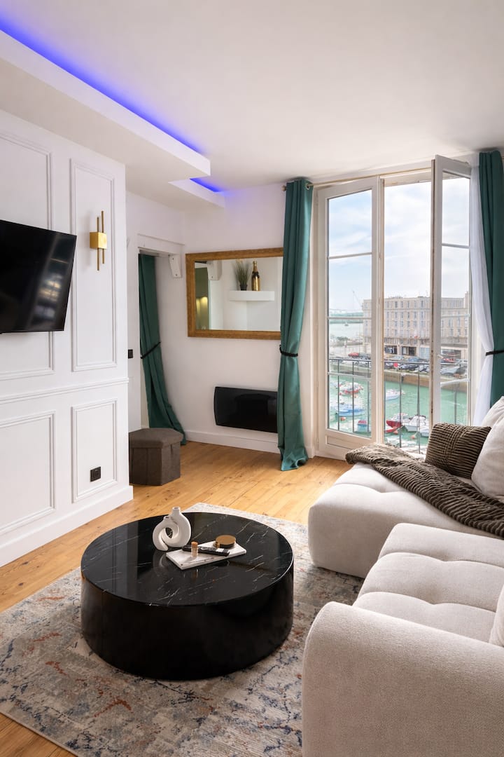 Appartement Cosy Avec Vue Port - Montivilliers