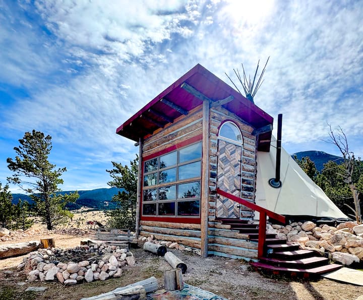 All Season Luxury Healing Yellowstone Buffalo Tipi - Montana