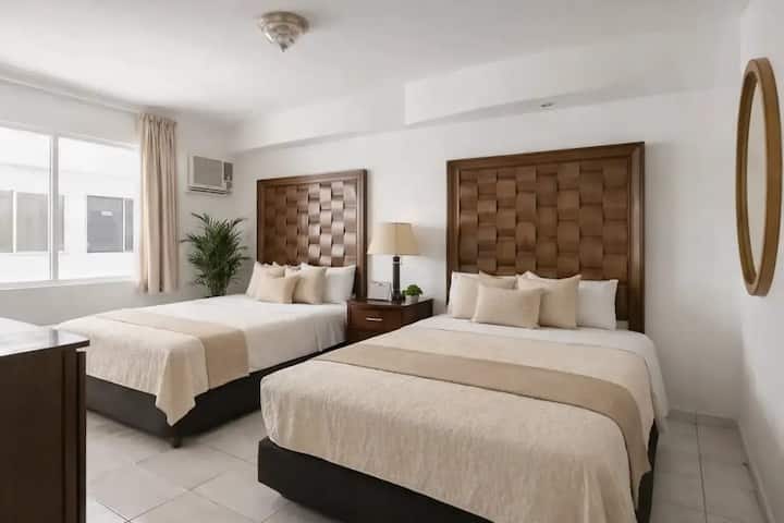 Hermosa Habitación Doble, En Zona Dorada - Mazatlán