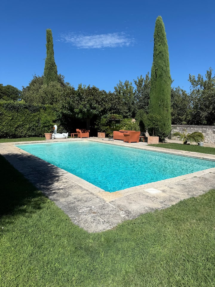 Mas De Charme Cœur Village Avec Piscine Et Parc - Uzès