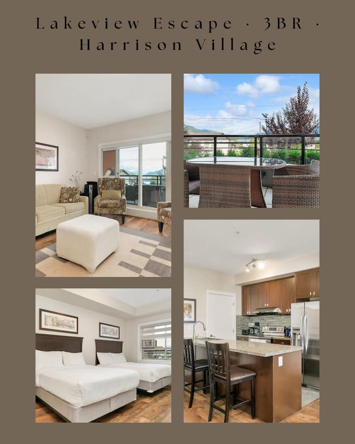 Lakeview Escape · 3br · Harrison Village - Harrison Hot Springs
